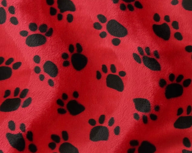 Tuff Pads- Paw Print Velour – FMS Dog Beds